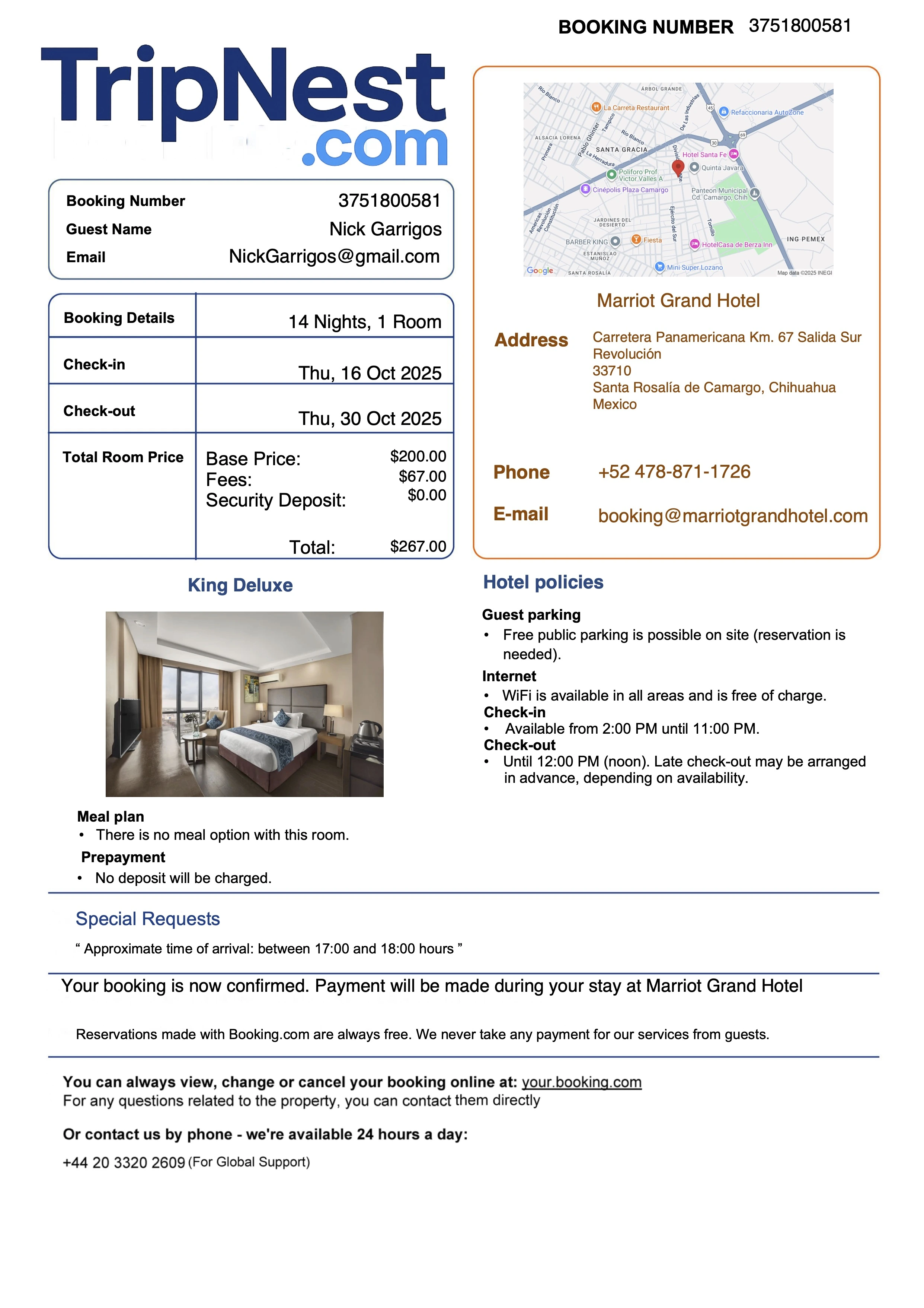 Create Dummy Hotel Reservation Confirmation | Hotel Faker